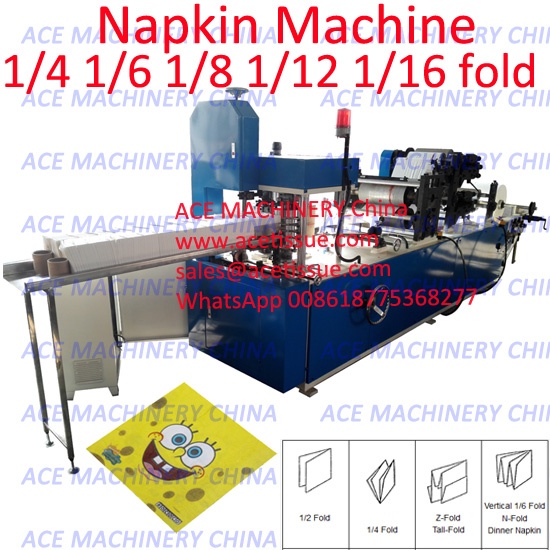Best Paper Napkin Machine with 2 colors printing & Embossing in China