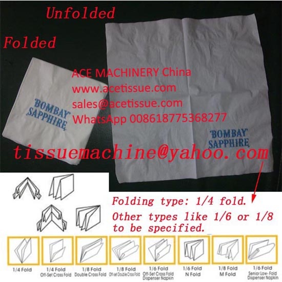 Best Paper Napkin Machine with 2 colors printing & Embossing in China