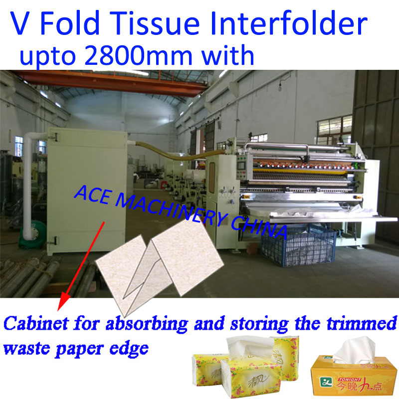 automatic Facial Tissue V Fold Hand Towel Making Machine